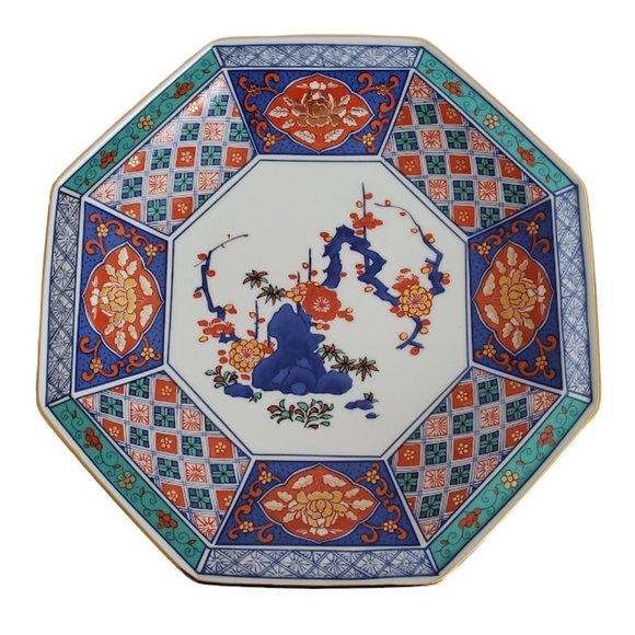 Otagiri | Art | Japanese Imari Porcelain Shibata Toki Octagonal Bowl ...